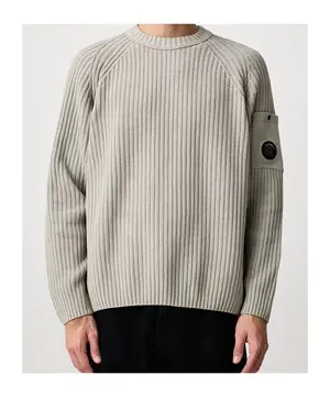 C.P. COMPANY Crew-neck Long-sleeve Knit Top