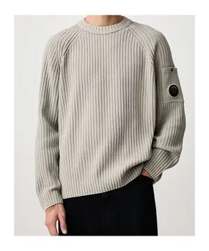 C.P. COMPANY Crew-neck Long-sleeve Knit Top