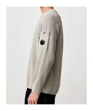 C.P. COMPANY Crew-neck Long-sleeve Knit Top