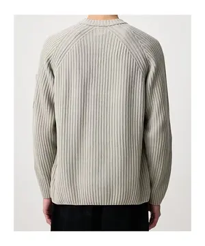 C.P. COMPANY Crew-neck Long-sleeve Knit Top