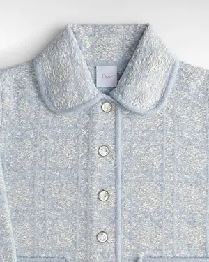 Dior Cannage Regular-fit Jacket - Light Blue