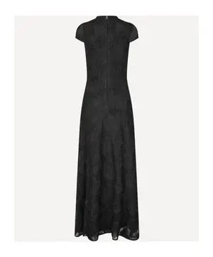 ROTATE BY BIRGER CHRISTENSEN Flower Mesh Maxi Dress