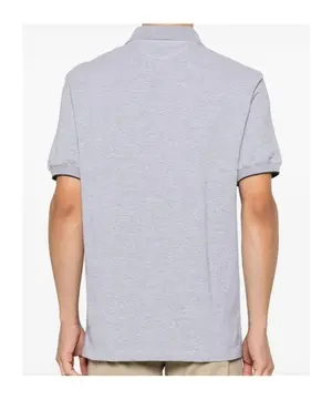 Brunello Cucinelli Logo-embroidered Piqué Polo Shirt - Gray