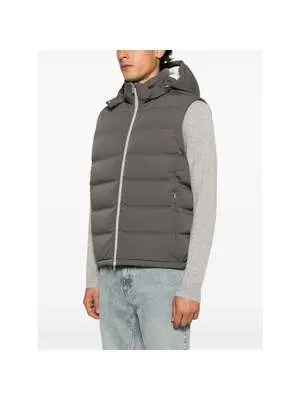 Brunello Cucinelli Quilted Hooded Gilet