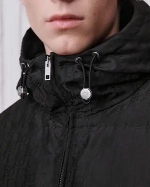 Dior Oblique Hooded Down Jacket