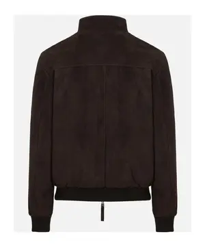 THE JACK LEATHERS The Jackie Leathers Suede Zip Jacket