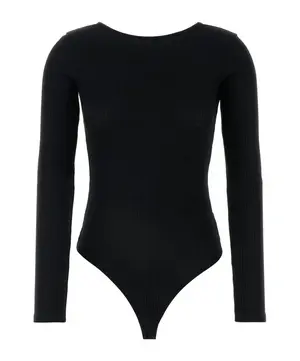 AGOLDE Ribbed Long Sleeve Bodysuit Tops