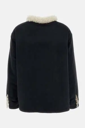 META CAMPANIA COLLECTIVE Overshirt Reversibile Julius In Cashmere E Shearling