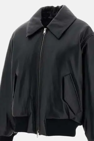 AMI Paris Giacca Zip Imbottita Con Collo Shearling