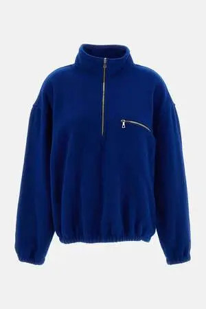 RIER Giacca Fleece In Lana - Blu