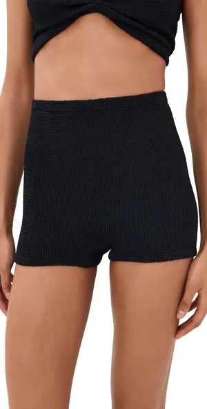 Hunza G Shorty Bikini Bottoms - Black