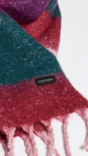 FAVORITE DAUGHTER The Mixed Signals Fringe Scarf
