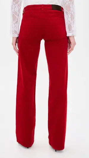 FRAME X Amelia Gray The Corduroy Gray Pants
