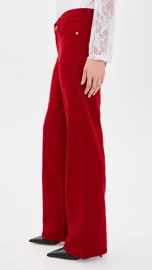 FRAME X Amelia Gray The Corduroy Gray Pants