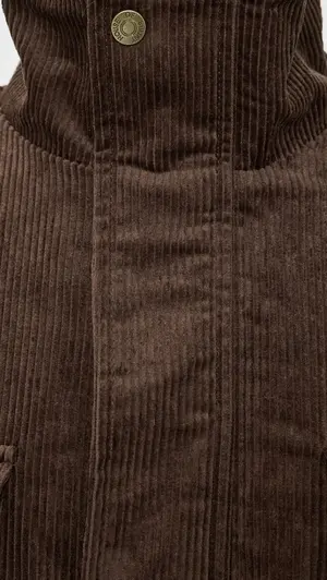 HOUSE OF SUNNY Corduroy Funnel Neck Jacket