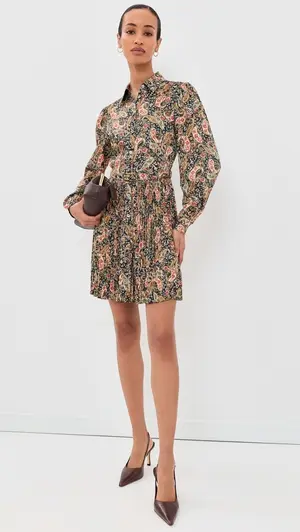 Cinq À Sept Rose Paisley Reynolds Dress