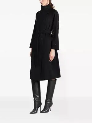 Tagliatore Double-breasted Belted Coat