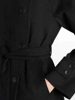 Tagliatore Double-breasted Belted Coat