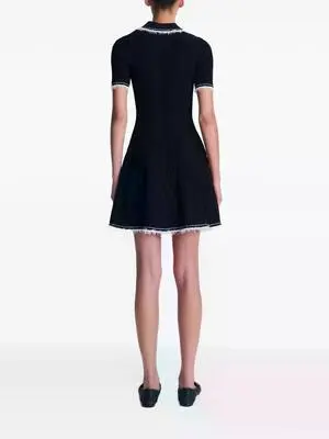 Simkhai Linnea Compact Ribbed-knit Mini Dress