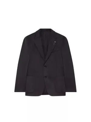 LARDINI Flower-brooch Single-breasted Jacket