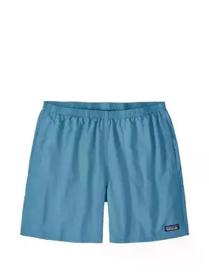 Patagonia Elasticated Logo-patch Shorts - Blue