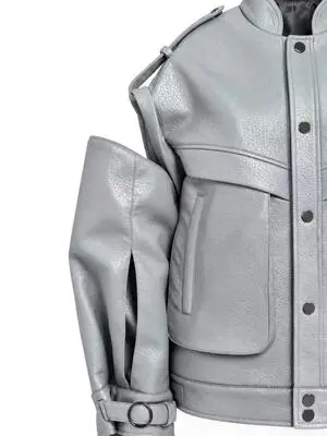 WEILI ZHENG Detachable-sleeve Bomber Jacket