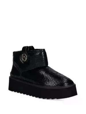 Pinko Martina 08 Cracked-effect Platform Boots