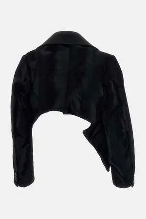 Comme Des Garçons Giacca Sculpture Corta Asimmetrica