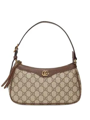 Gucci Ophidia Small Shoulder Bag - Beige