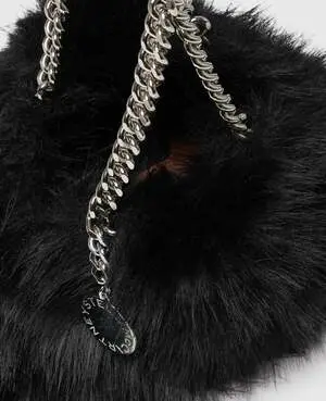 Stella McCartney Falabella Plush Mini Drawstring Bag