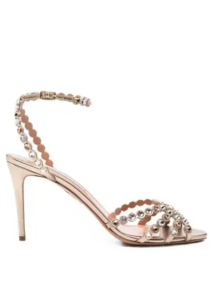 AQUAZZURA Tequila 85 Sandals With Stones