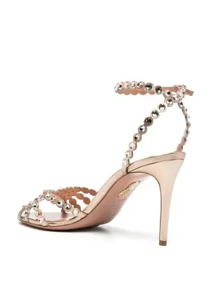 AQUAZZURA Tequila 85 Sandals With Stones