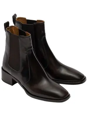 Church's Susan Chelsea Boots In Shiny Fumé Leather