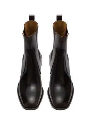 Church's Susan Chelsea Boots In Shiny Fumé Leather