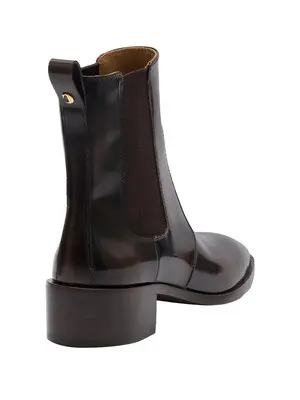 Church's Susan Chelsea Boots In Shiny Fumé Leather