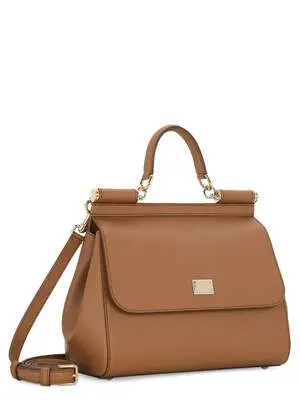 Dolce & Gabbana Borsa A Mano Sicily Large - Brown