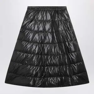Moncler Quilted Padded Midi Skirt - Black