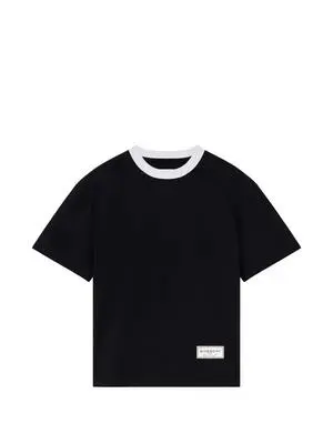 Givenchy Couture Seam T-shirt In Cotton - Black