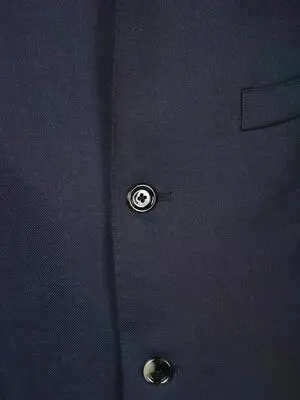 DELL'OGLIO Mandarin-collar Single-breasted Blazer