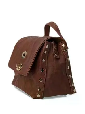 ZANELLATO Postina Baby Crinkled Leather Shoulder Bag