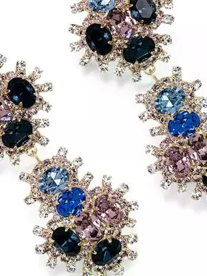 JENNIFER BEHR Belenda Crystal-embellished Drop Earrings