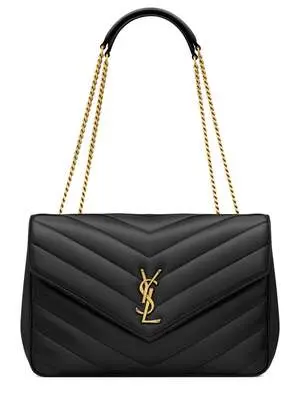 Saint Laurent Borsa Loulou Large - Black