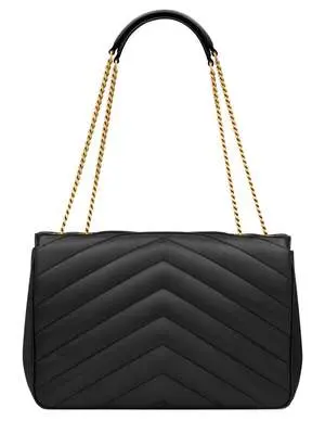 Saint Laurent Borsa Loulou Large - Black