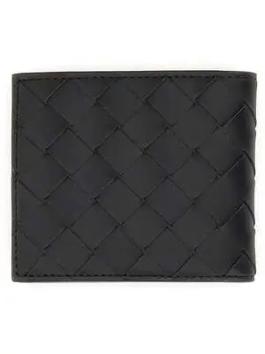 Bottega Veneta Portafoglio Bi-fold In Pelle