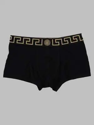 Versace Boxer Con Greca - Black
