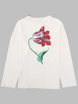 Kenzo T-shirt Tulip A Manica Lunga