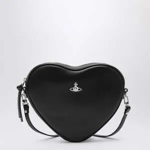 VIVIENNE WESTWOOD Alexa Heart Shoulder Bag - Black