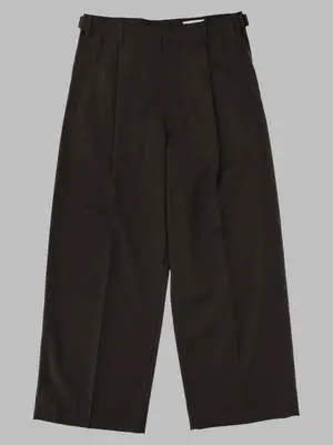 LEMAIRE Pantalone Sartoriale In Misto Lana - Brown