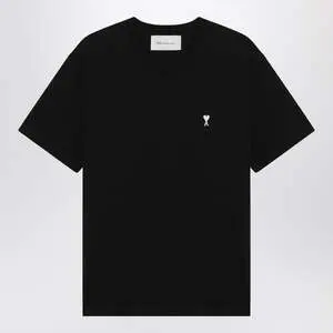 AMI Paris De Coeur T-shirt - Black