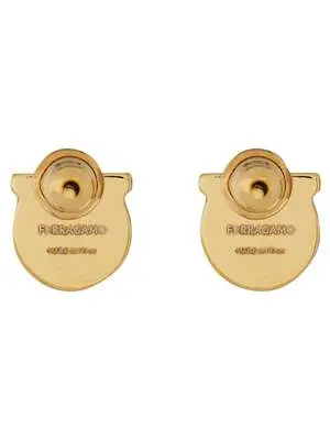 FERRAGAMO Orecchini Gancini Con Perla